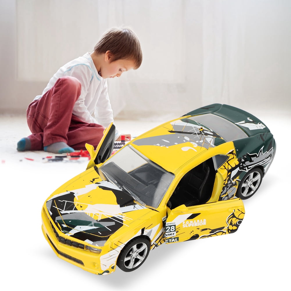 Children Alloy Pull Back Toy Graffiti Vehicle Car Model with Simulation ...