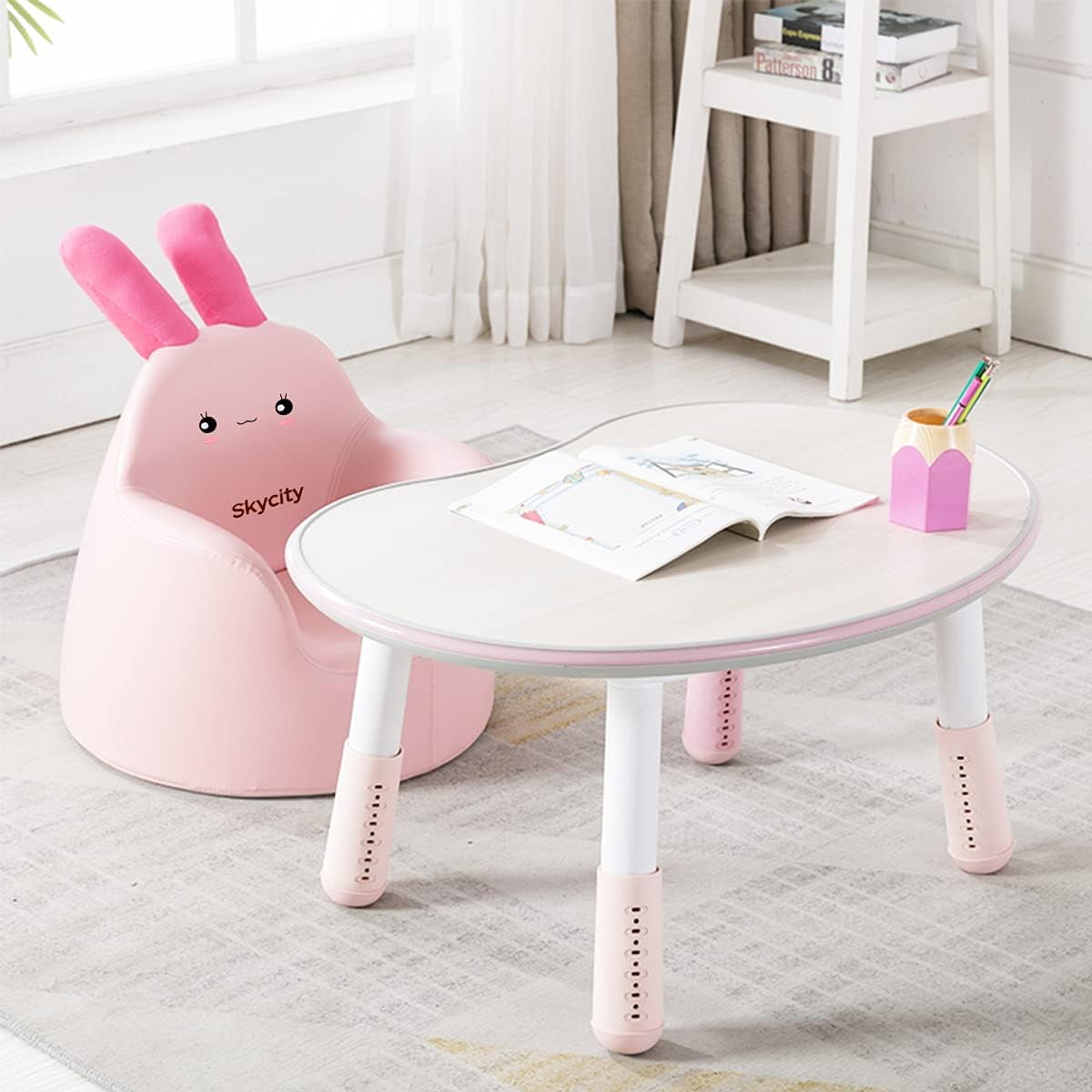 Children Armchair with Cartoon Pattern,Cute Mini Couch for Baby ...