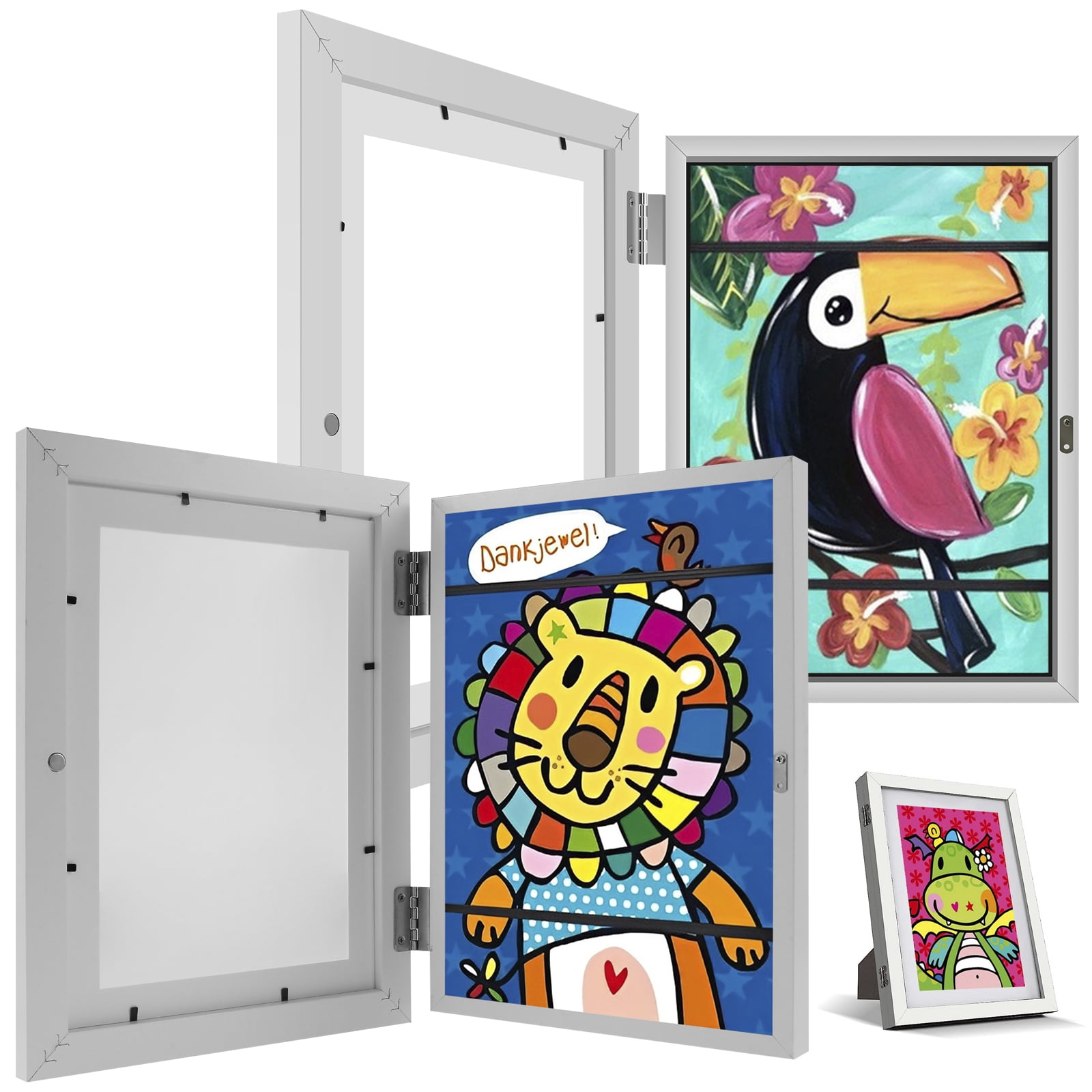 Children Art Frames Magnetic Front Open Changeable Kids Frametory for ...