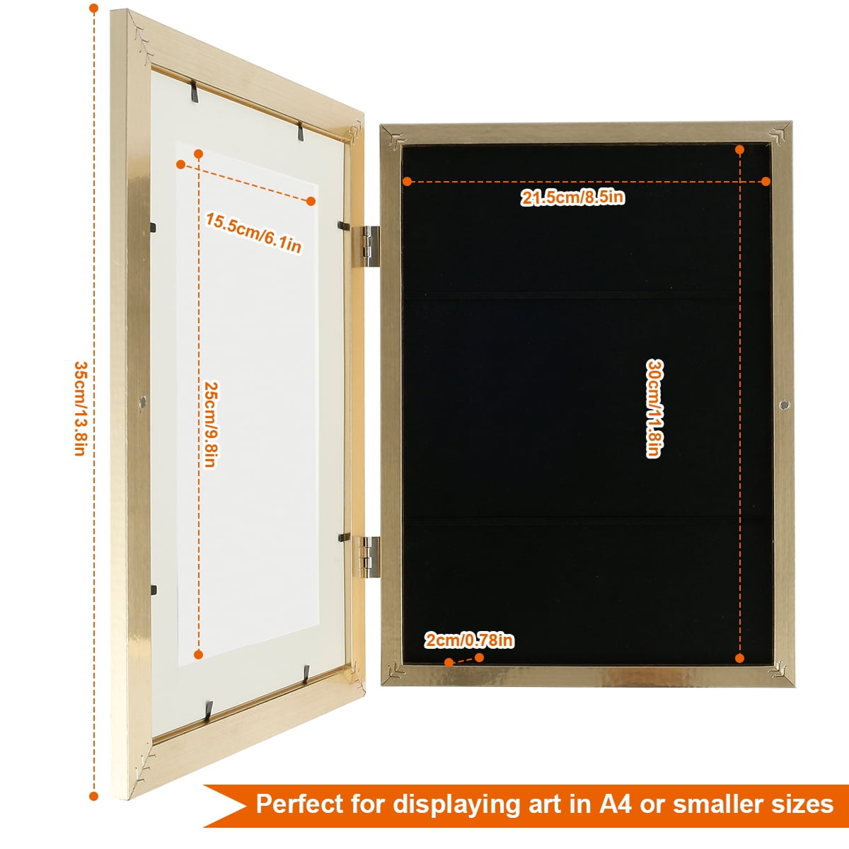 Children Art Frames Magnetic Front Open Changeable Kids Frametory for Poster Photo Drawing ...
