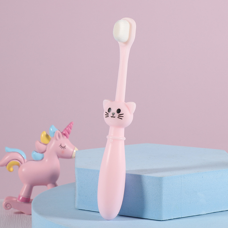 Children Babies Tooth Brushes Kid Cartoon Cat Super Soft Bristle ...