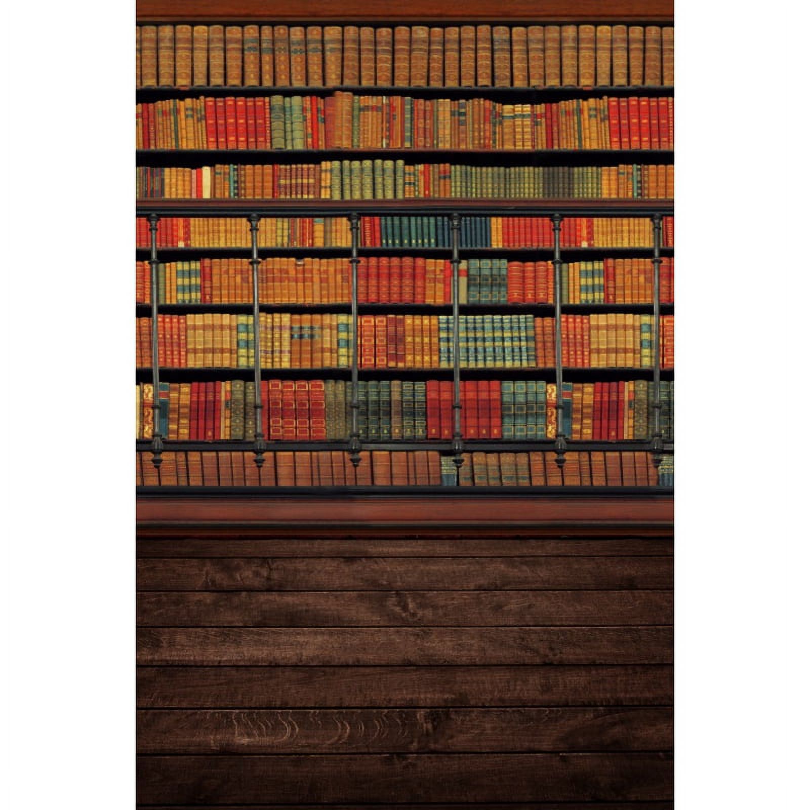 Children Back To School Photography Backdrop Vintage Library Bookshelf ...
