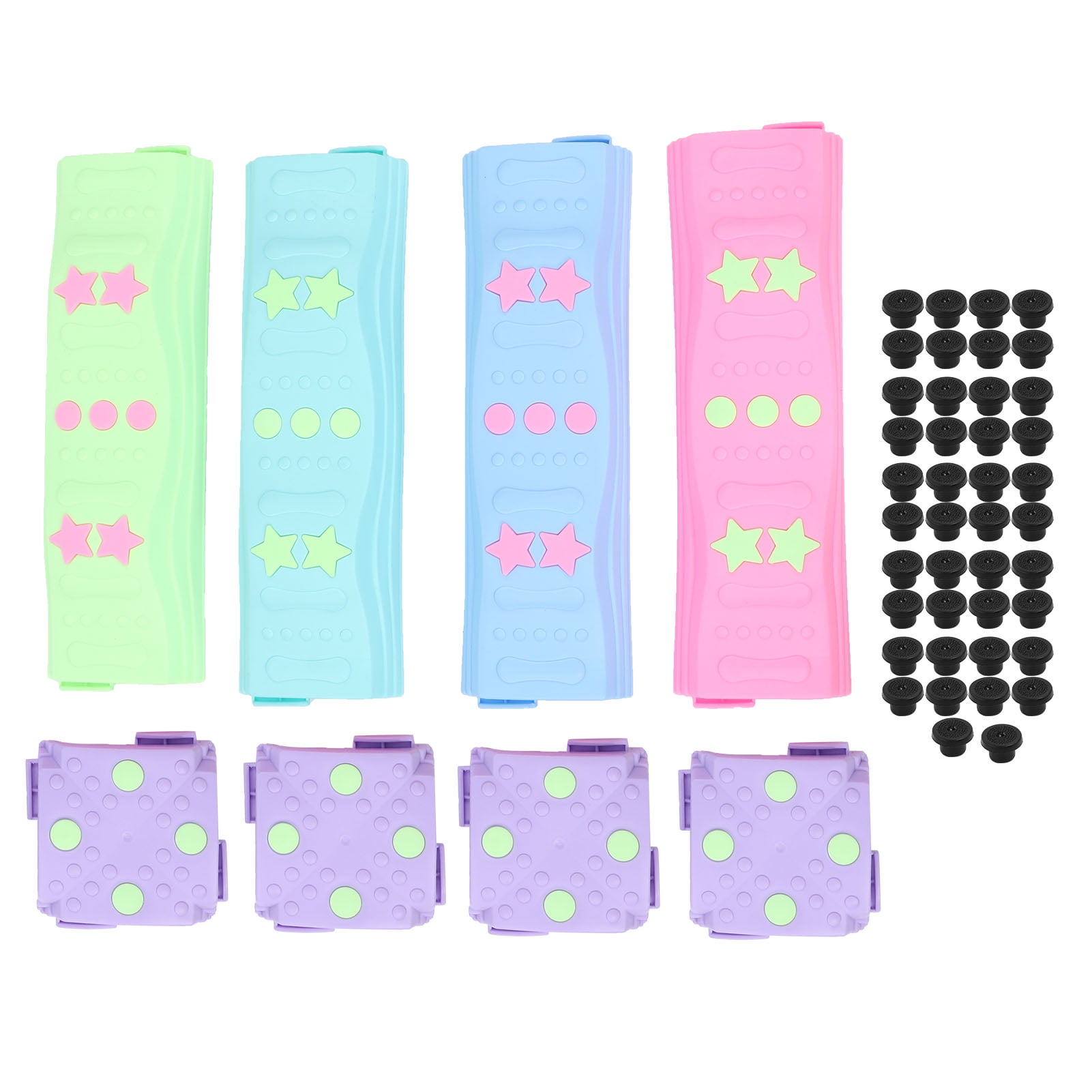 Children Balance Beam Stepping Stones Obstacle Course Curved Blocks ...