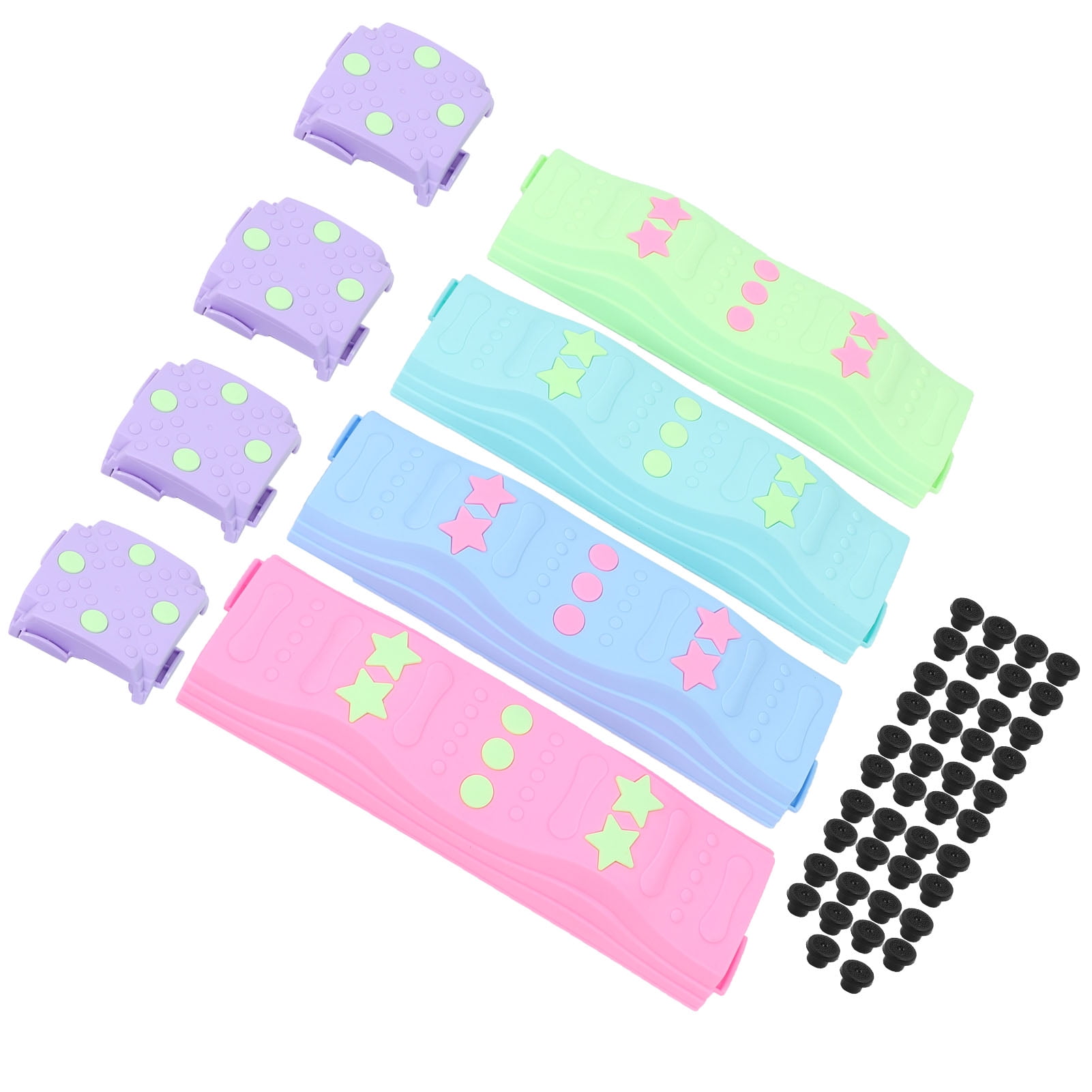 Children Balance Beam Stepping Stones Obstacle Course Curved Blocks ...