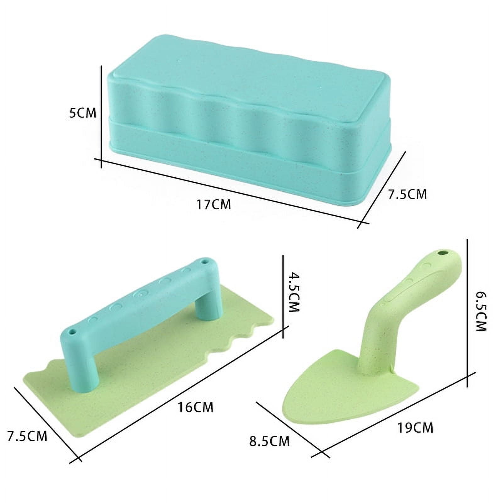 Children Beach Toys Shovel Sandbox Castle Building Sand Brick Walls Molds Tools Summer Outdoor ...