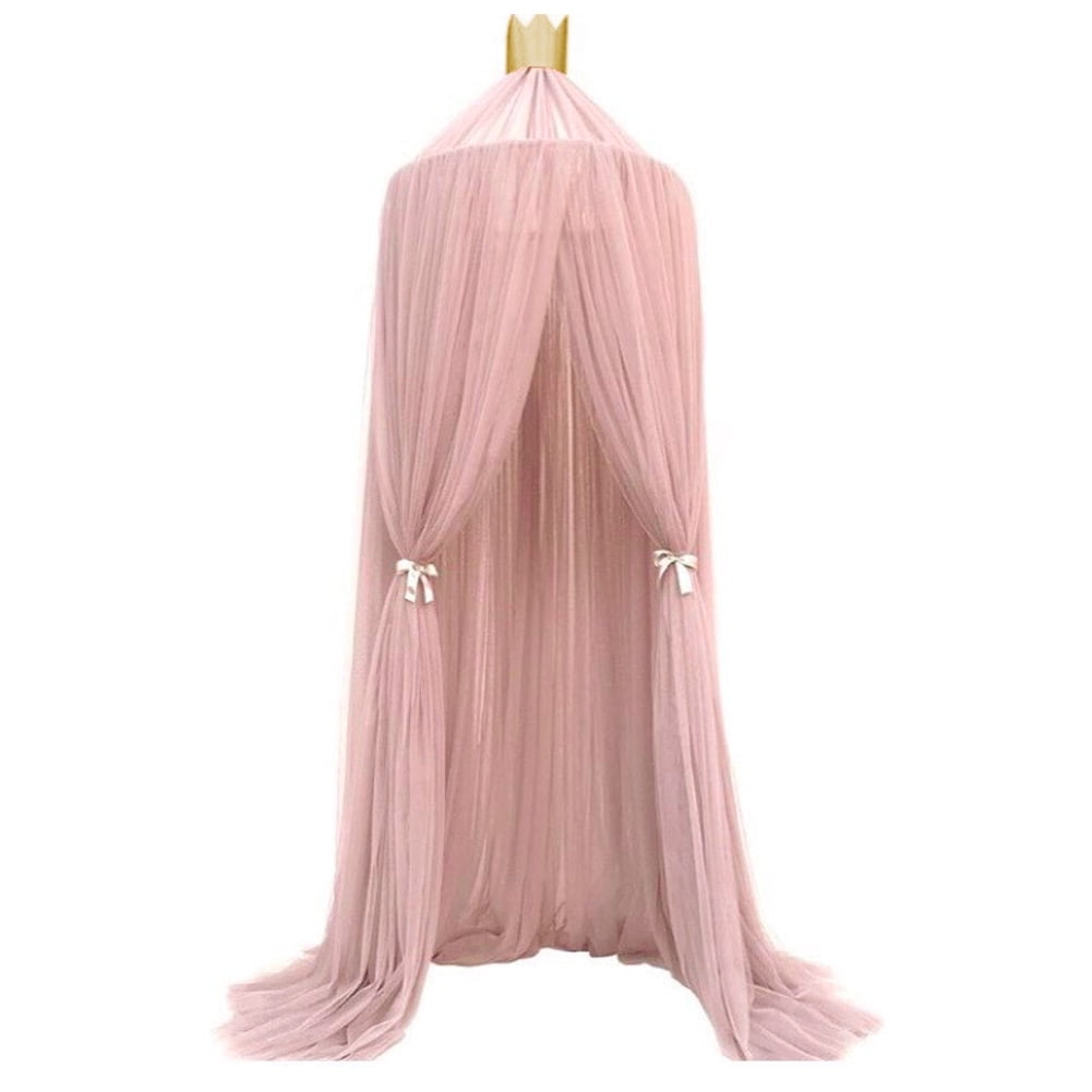 Eotvia Children Bed Canopy, Breathable Mesh Net, Pink, 60cm x 240cm ...