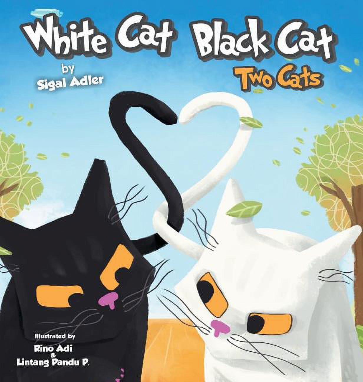 Children Bedtime Story Picture Book: White Cat Black Cat: Two Cats ...