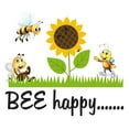 Children Bee Happy Cute Animal Wall Decal Decoration Happy Boy Bee ...