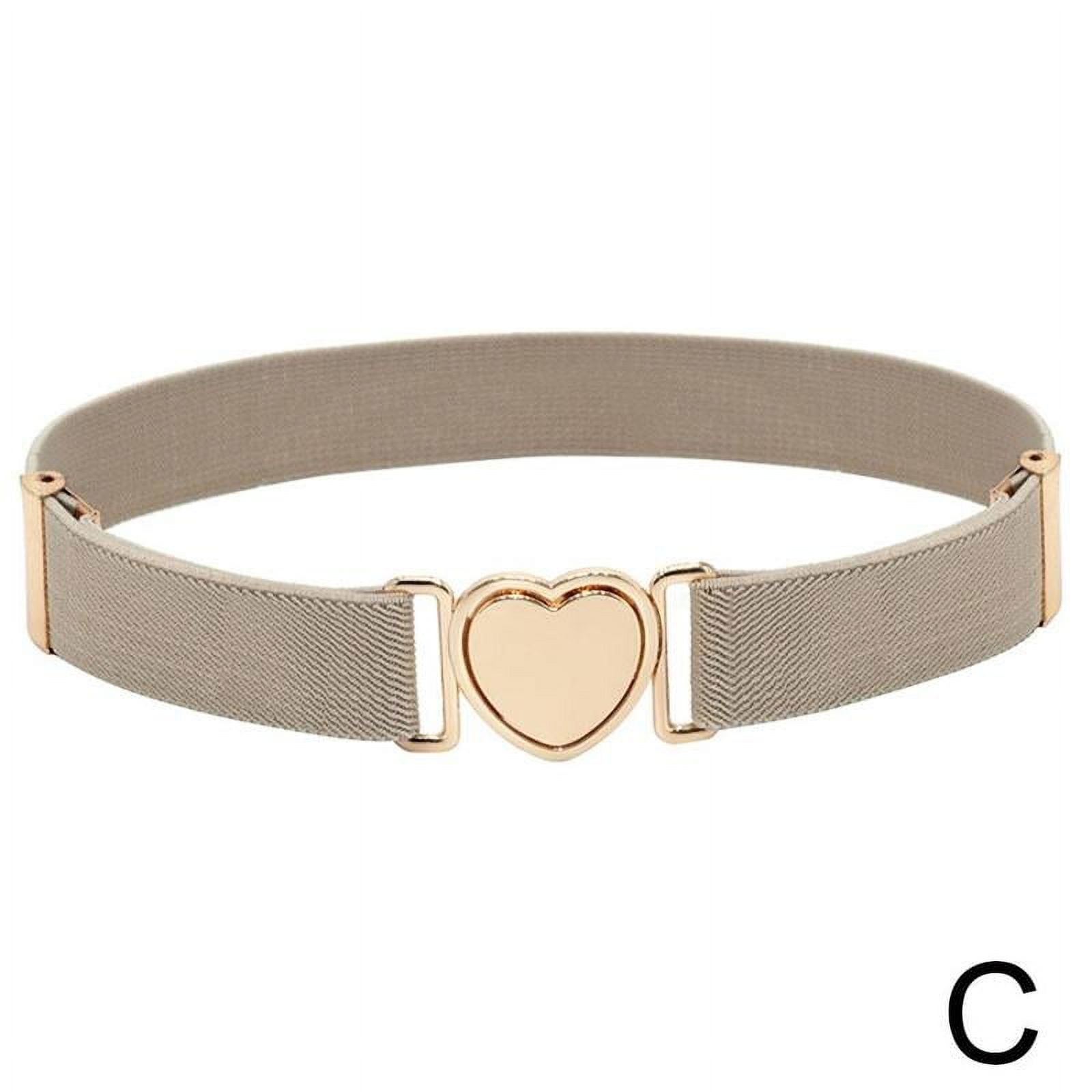 Children Belt Kids Cute Simple Heart Buckle Belts For Girls Waistband ...
