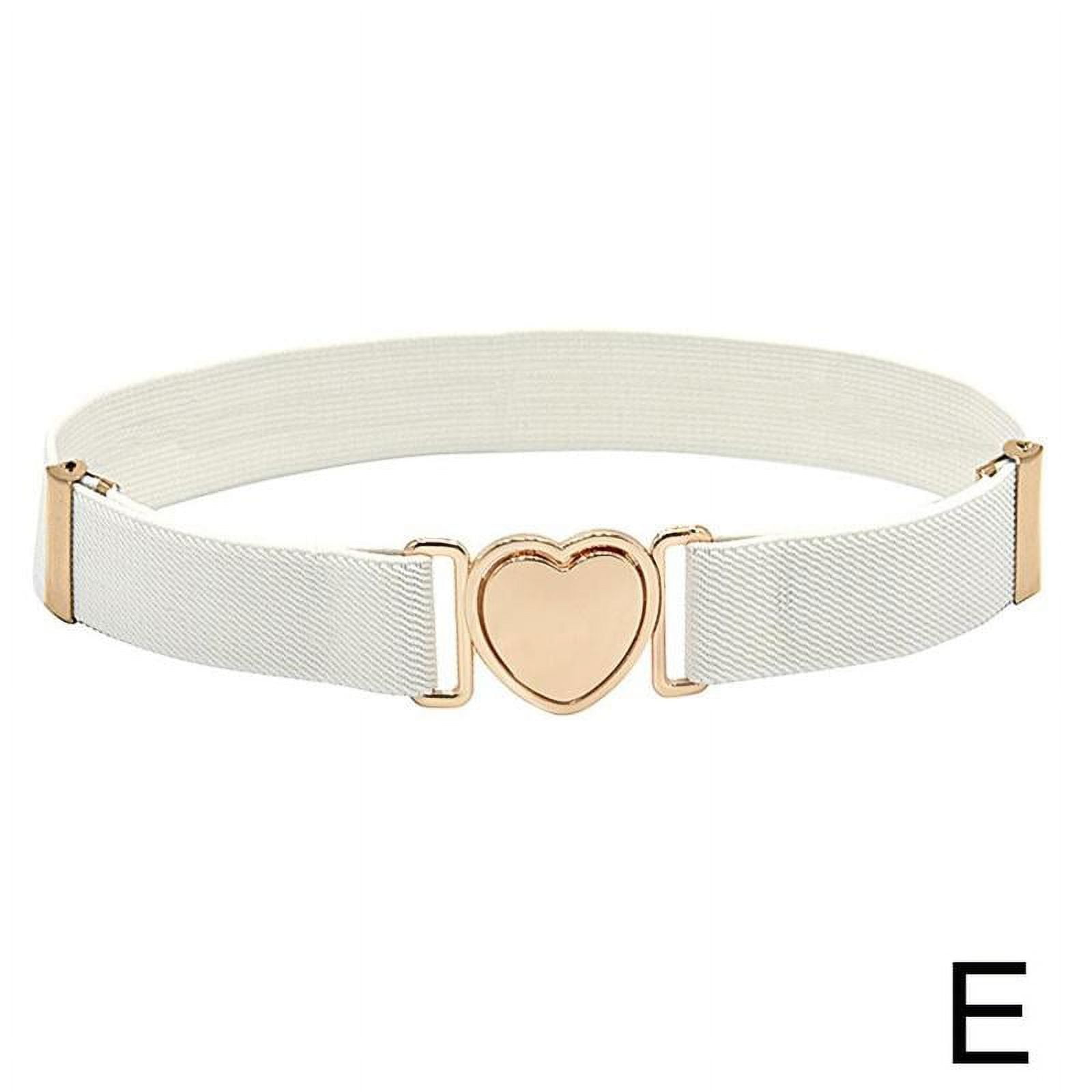 Children Belt Kids Cute Simple Heart Buckle Belts For Girls Waistband ...