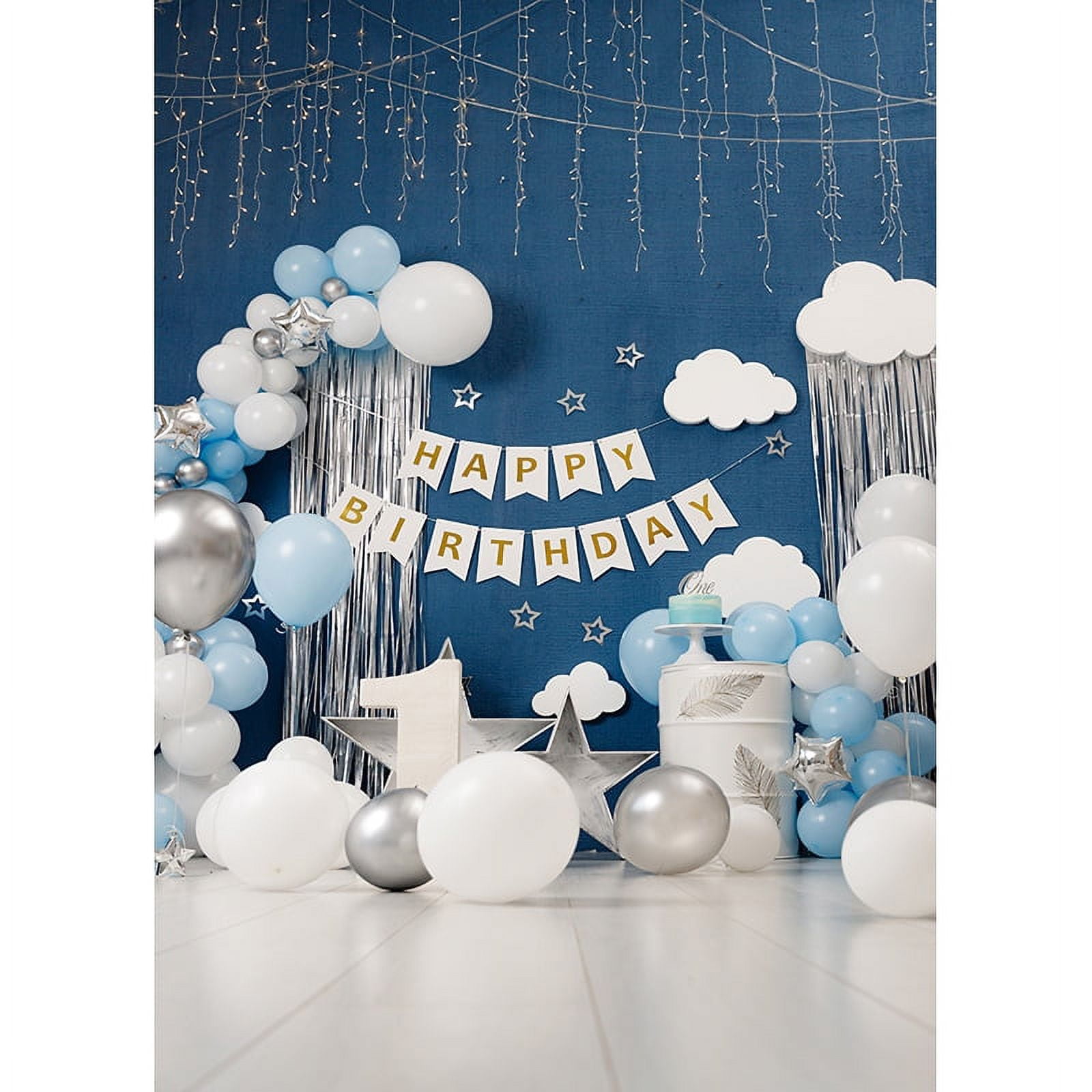 Children Birthday Photography Backdrops Cartoon Indoor Flowers Baby ...