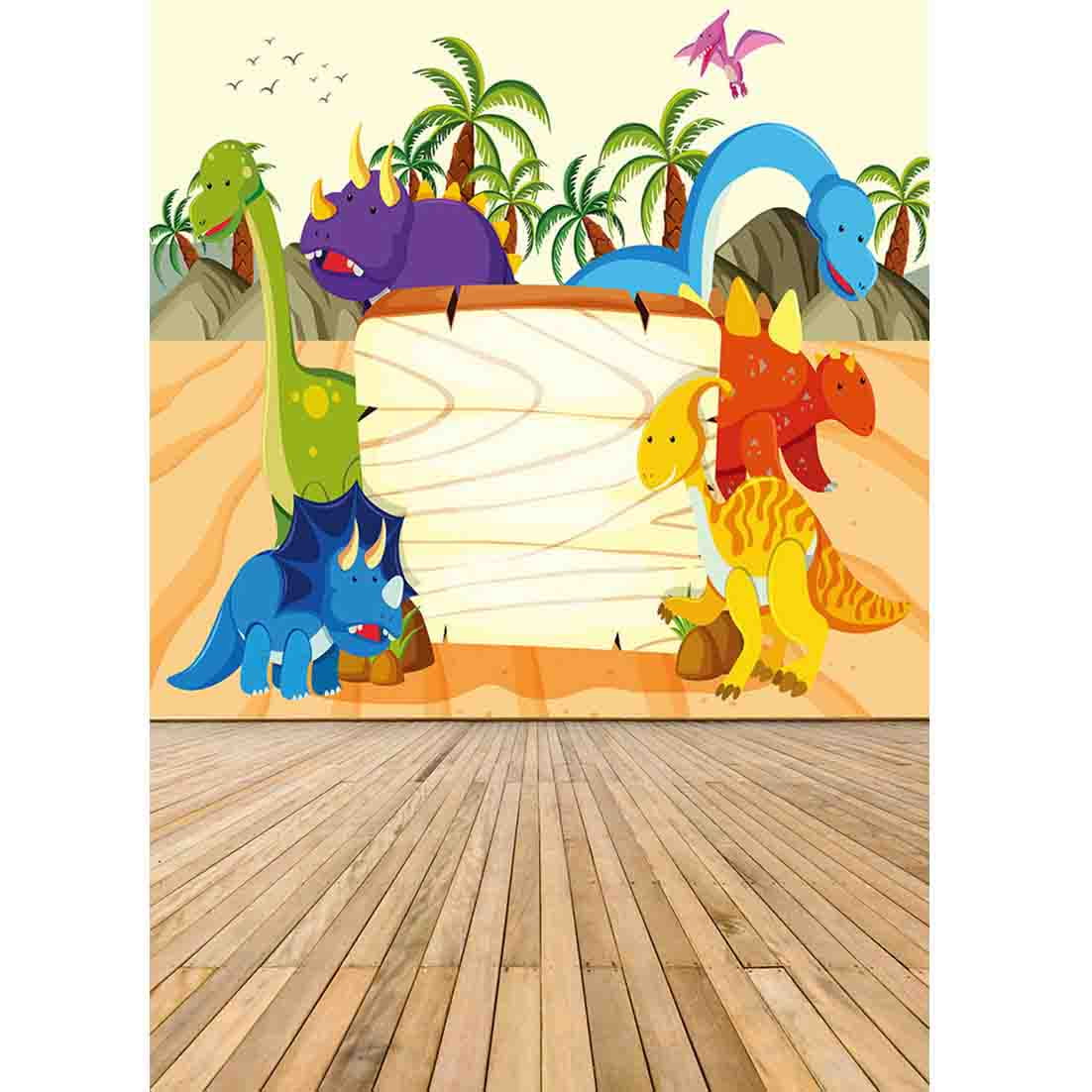 Children Birthday Photography Backdrops Cartoon Indoor Flowers Baby ...