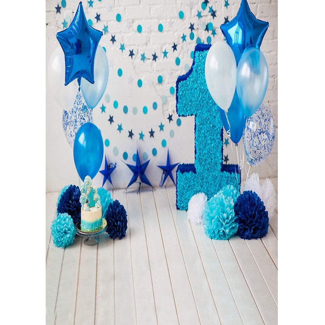 Children Birthday Photography Backdrops Cartoon Indoor Flowers Baby ...