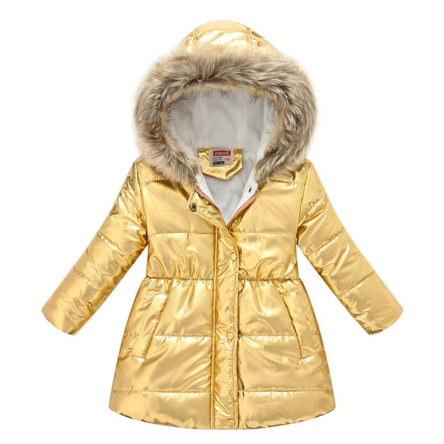 Children Boys Girls Down Coat Winter Autumn Thicken Woolen Hooded ...