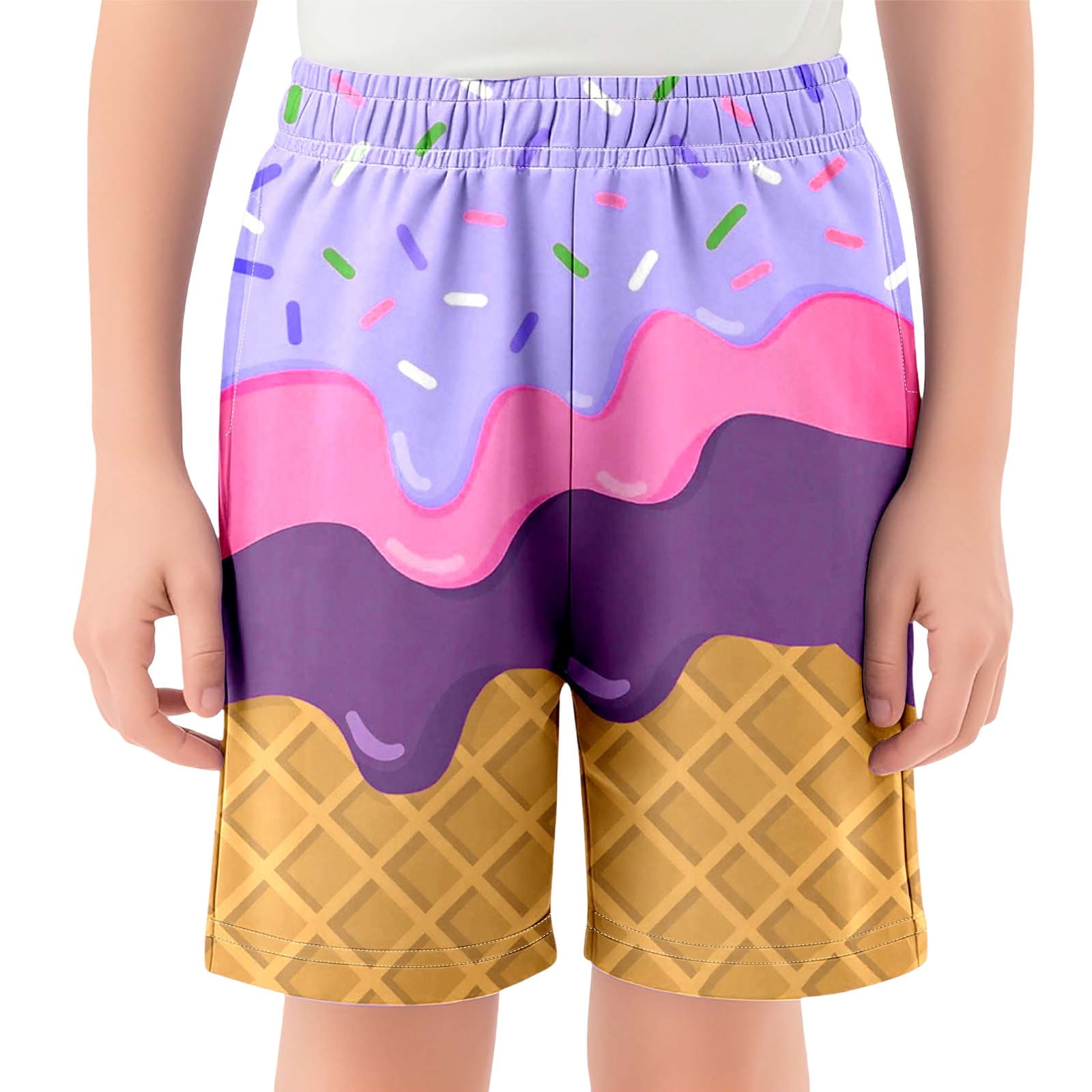 Children Boys Girls Shorts Comfortable Soft Swim Trunks With ...