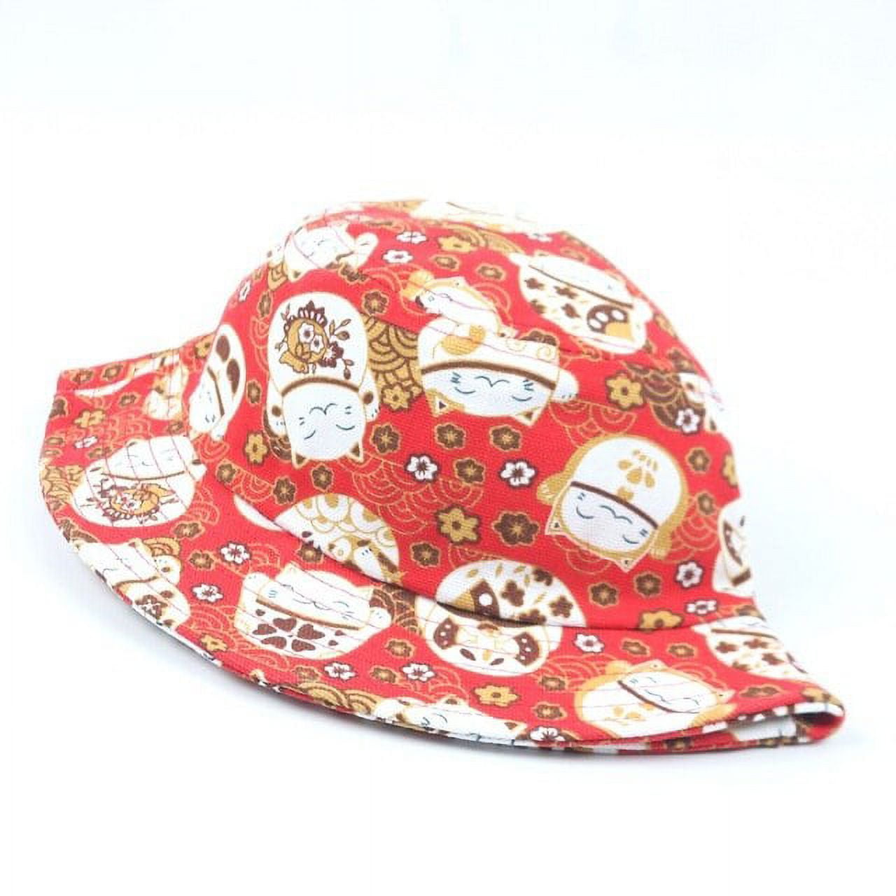 Children Bucket Hat Animal Fruit Print Cotton Soft Summer Hat For Boys ...