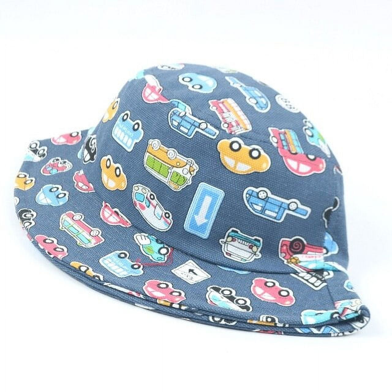 Children Bucket Hat Animal Fruit Print Cotton Soft Summer Hat For Boys ...