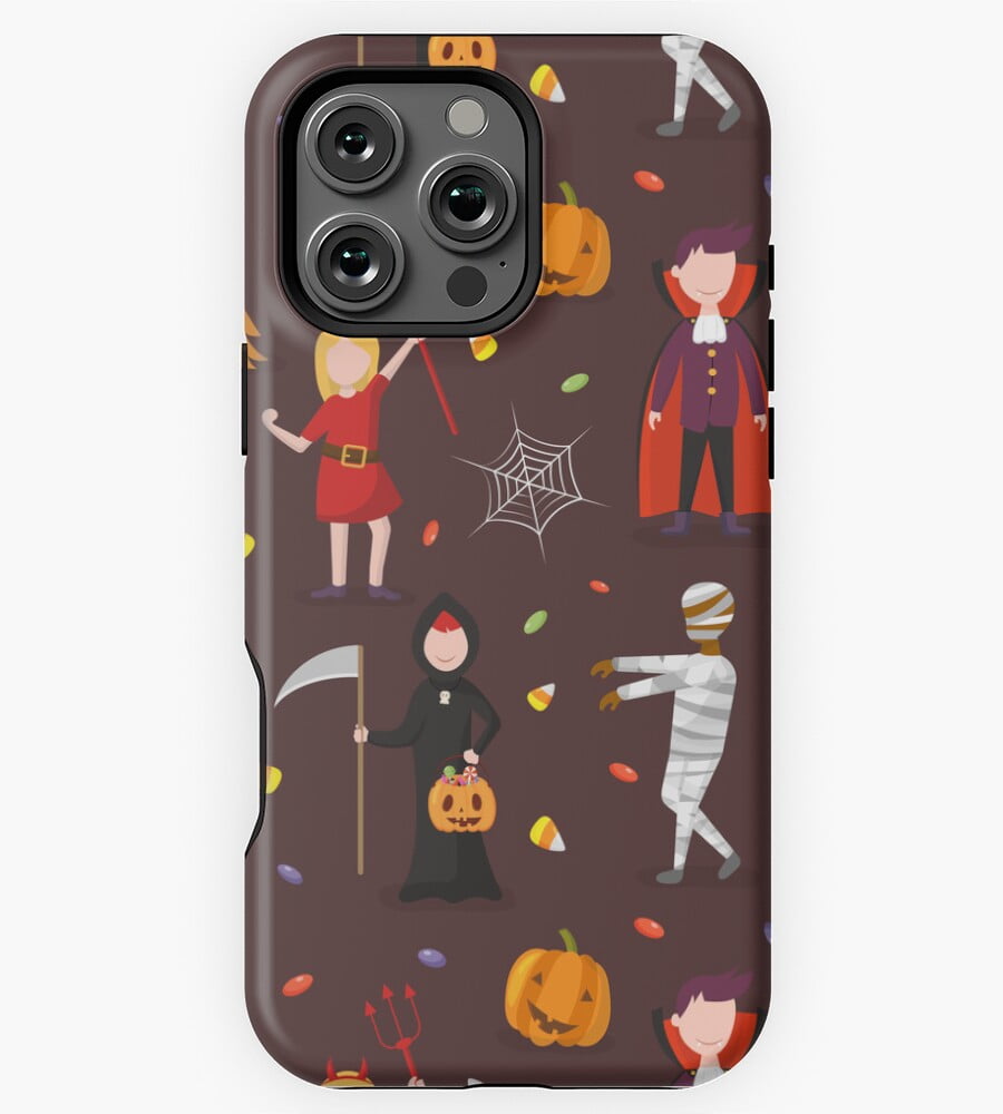 Children Celebrate Halloween GA4445 Phone Case for iPhone 11 to 17 Pro ...
