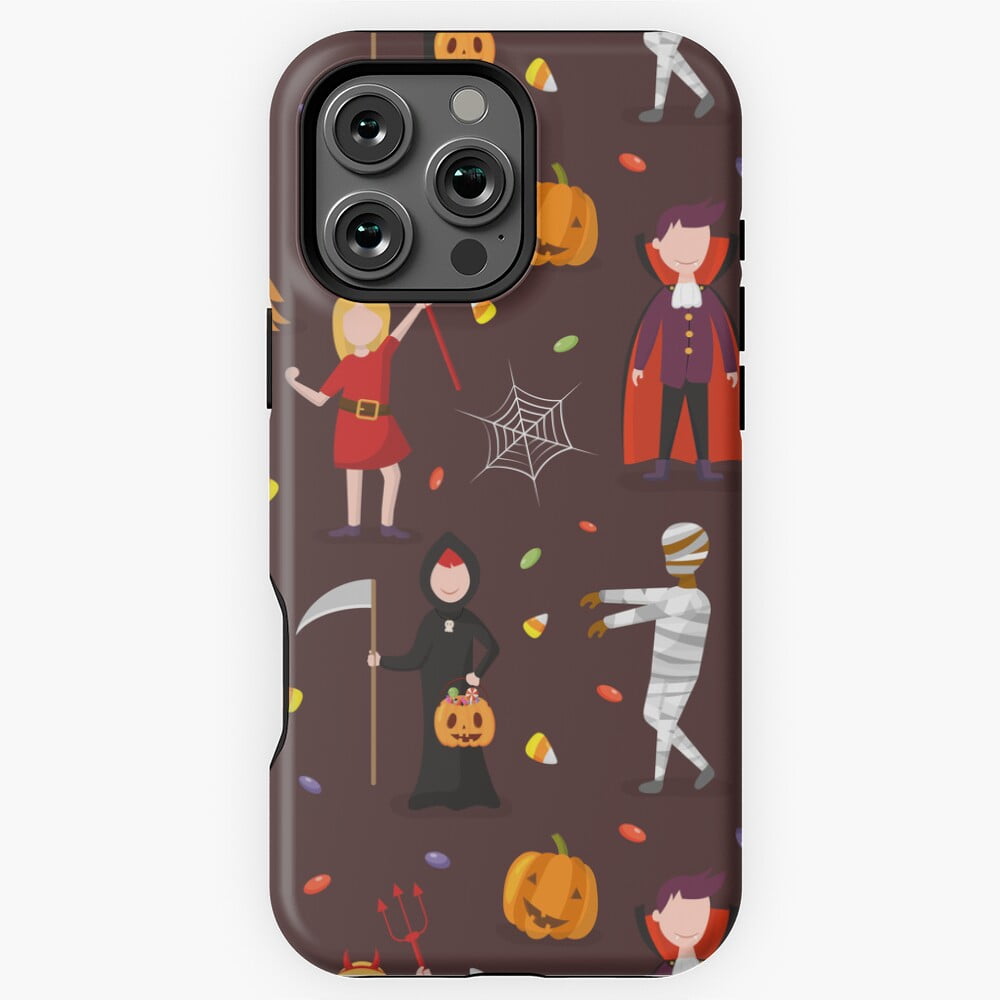 Children Celebrate Halloween Phone Case for iPhone 16 15 14 13 12 11 ...