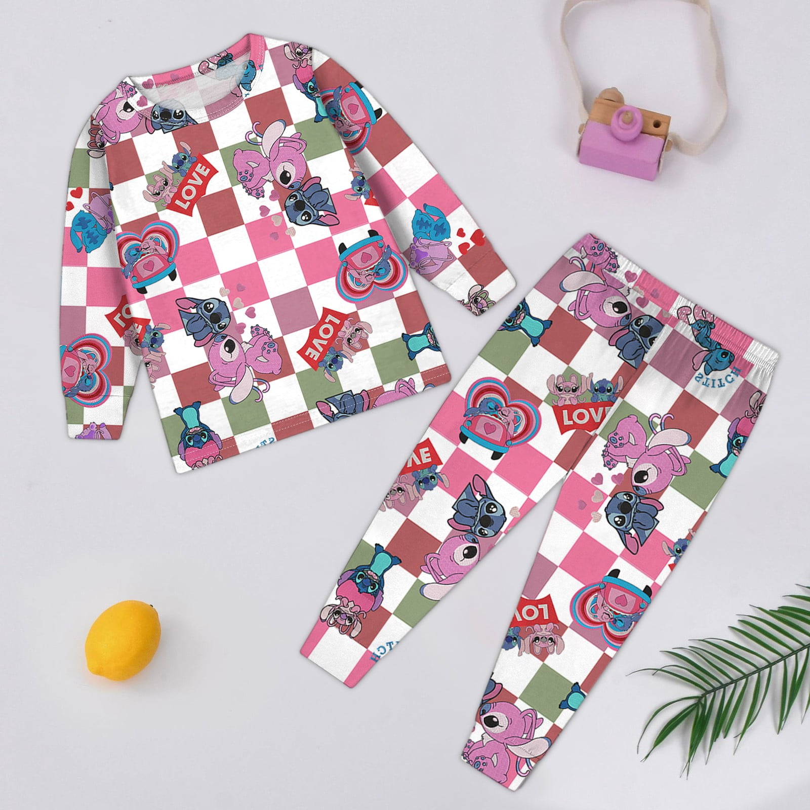 Children Clothing Family Pajamas 2025 New Lilo & Stitch Printed Pajama ...
