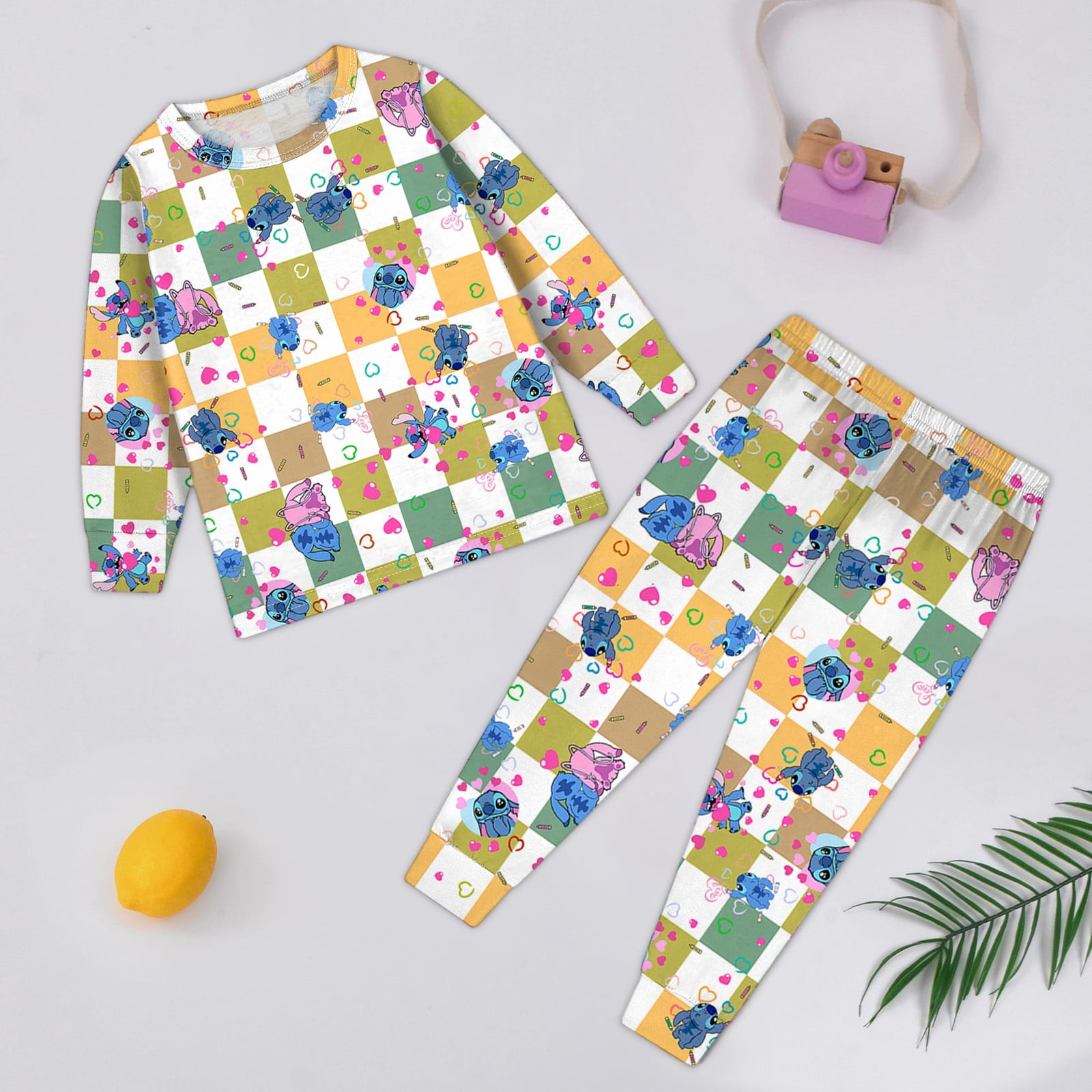 Children Clothing Family Pajamas 2025 New Lilo & Stitch Printed Pajama ...