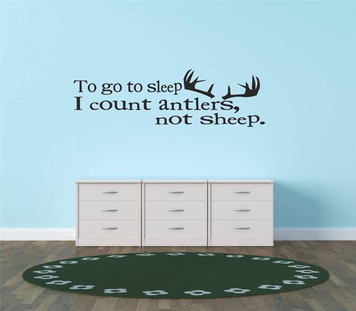 Children Count Antlers not Sheep Funny Quotes & Sayings Wall Decal ...