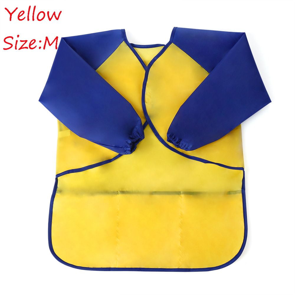 Children Craft Kitchen Cooking Bib Kids Painting Apron Art Waterproof ...
