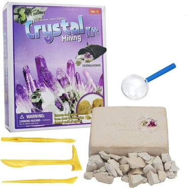 4M KidzLabs Crystal Mining Kit Crystal Lab Science Set - Walmart.com