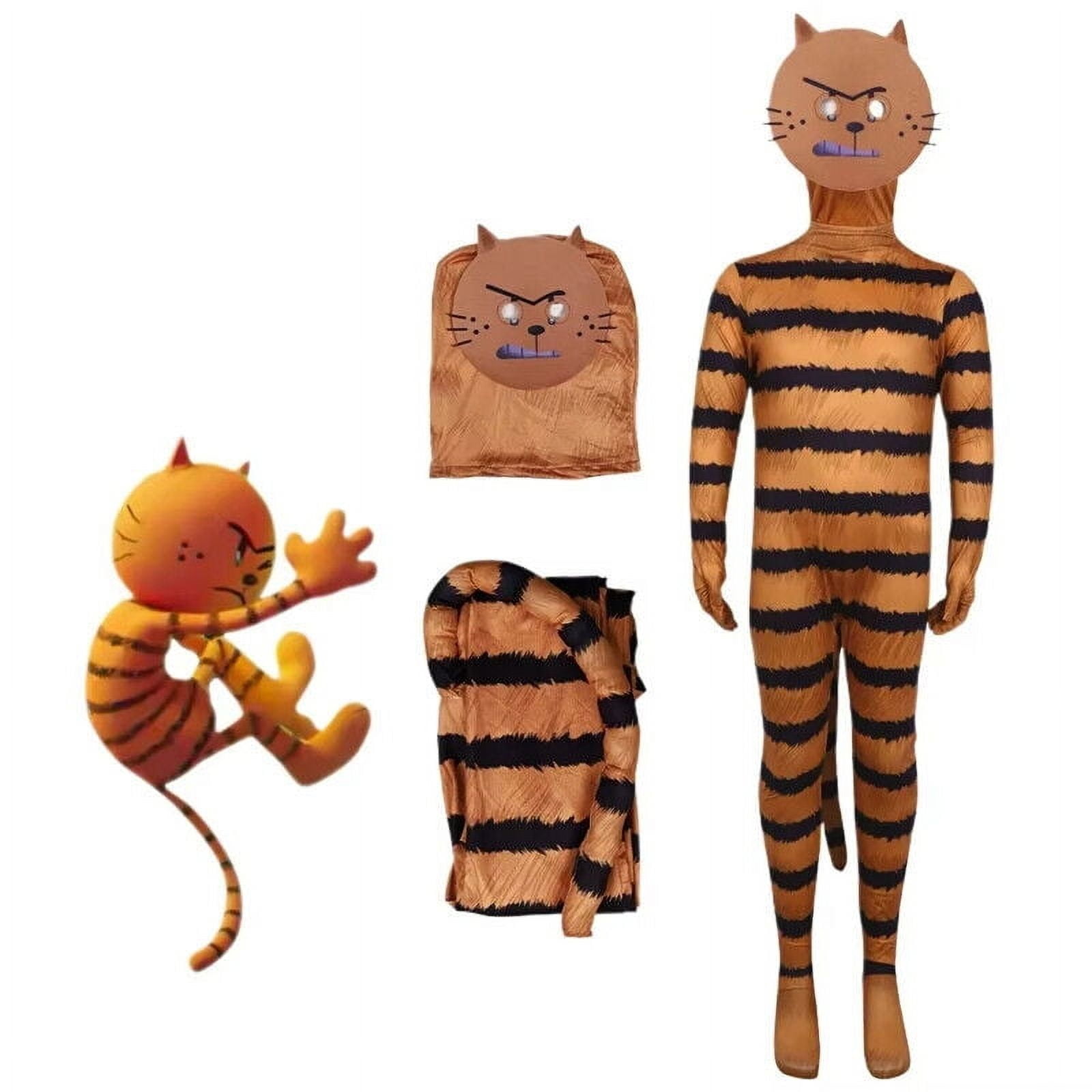 Children Dog Man Costume Halloween Party Kids Jumpsuit Cosplay Bodysuit ...