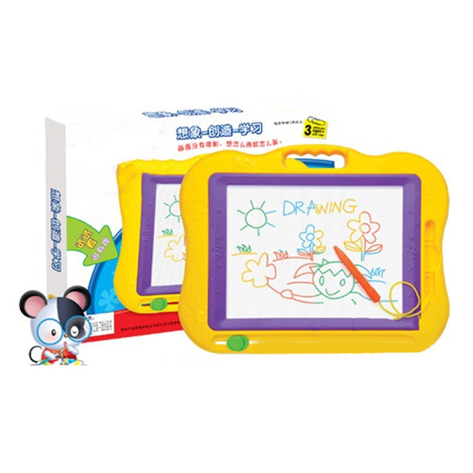 Children Drawing Board Colorful Recycling Graffiti Large Magnetic ...