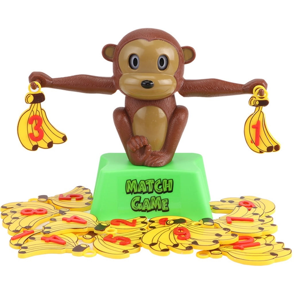 Children Educational Toys Monkey Number Match Desktop Interactive Game ...