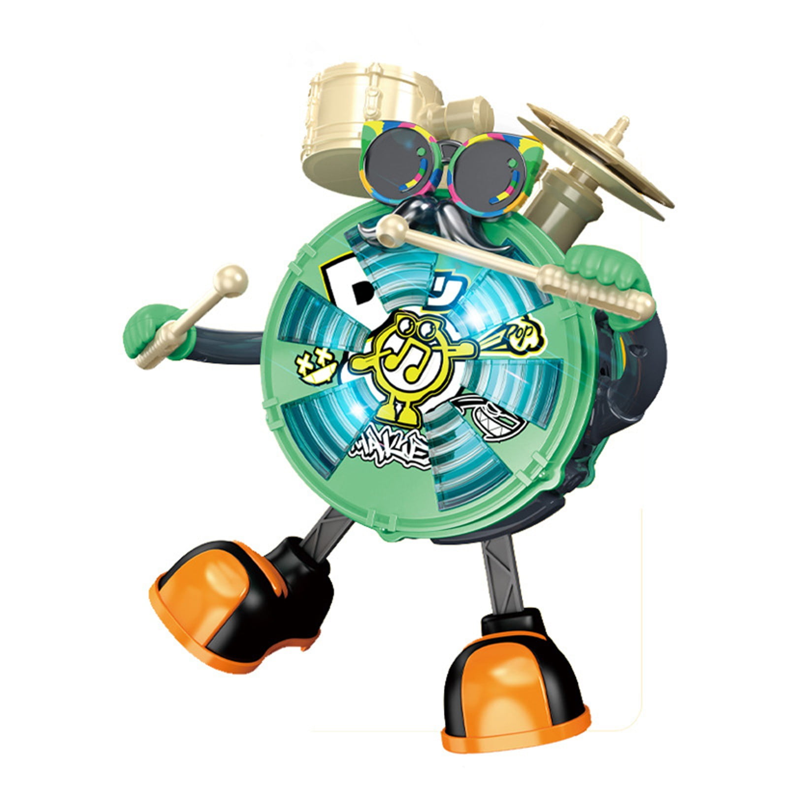 Children Electric Dancing Simulation Jazz Drum Music Light Drum Set ...