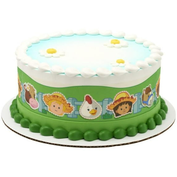 Children Farmyard Fun PhotoCake® Edible Cake Border Strips Icing Image ...