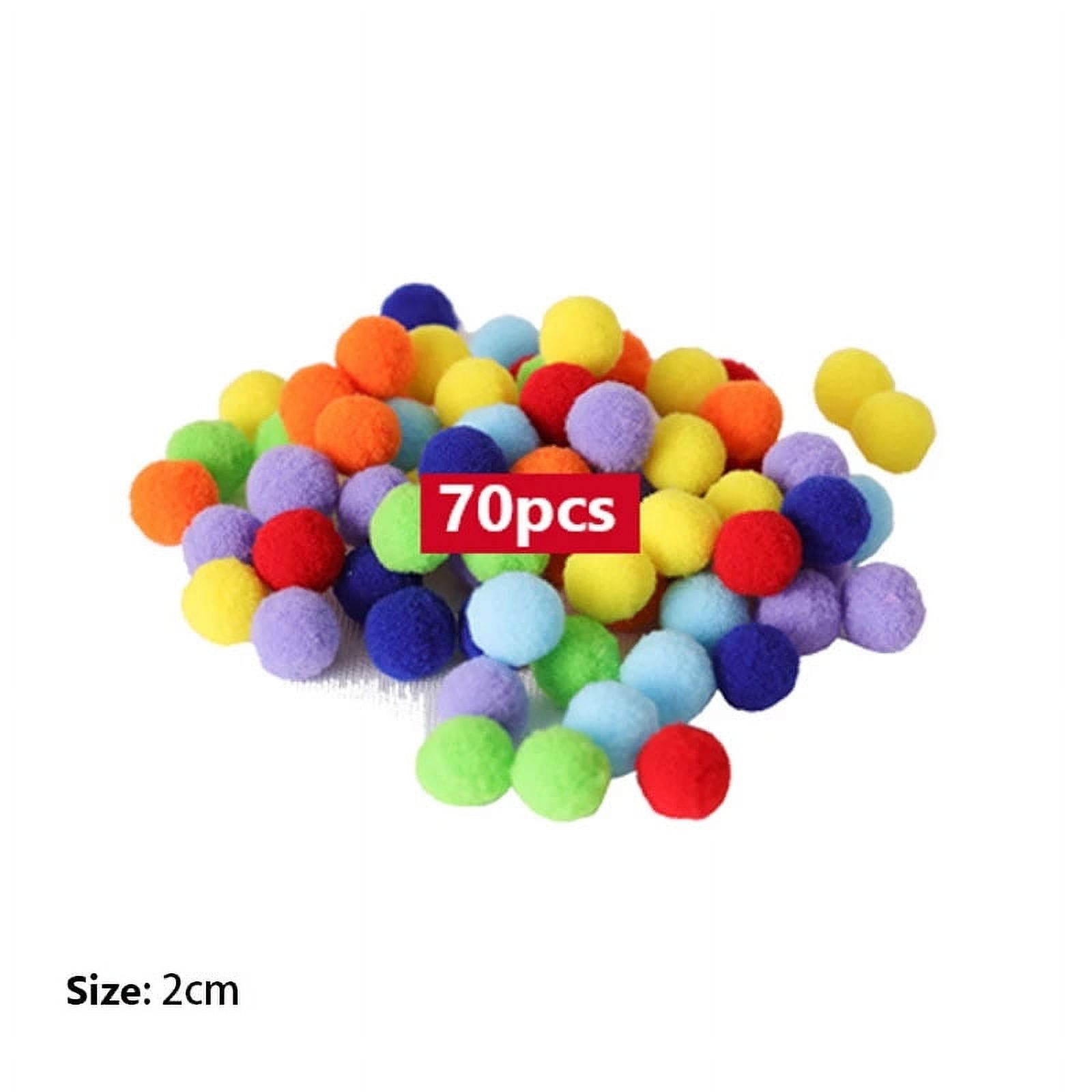 Children Fine Motor Skills Learning Counting Rainbow Pompoms Sorting ...