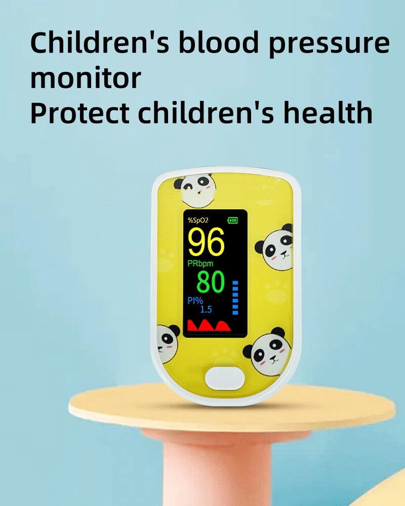 Children Fingertip Pulse Oximeter,Rechargeable Blood Oxygen Saturation ...