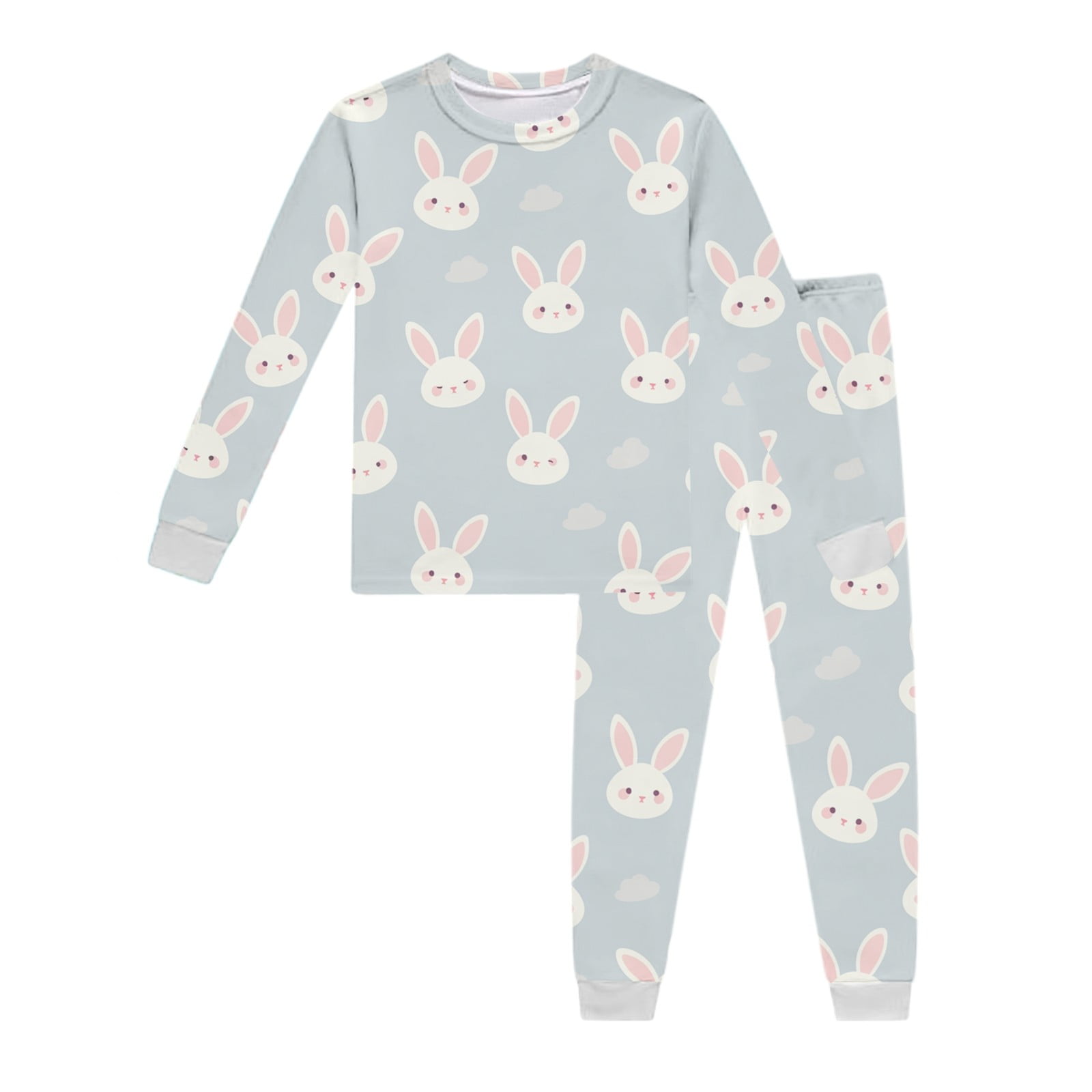 Children Girls Easter Pajamas Set 5t Long Sleeve Family Feeling Boys ...