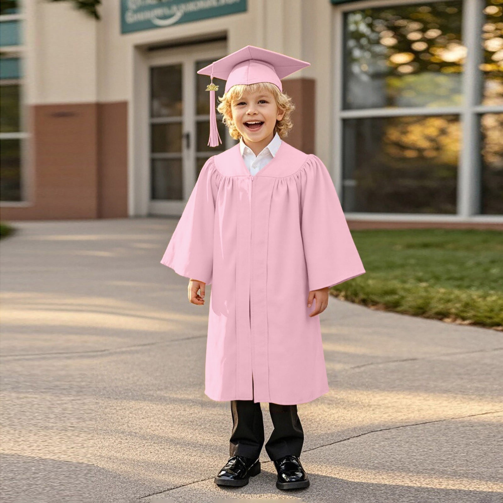 Children Graduation Outfit Kid Graduation Cap and Gown Outfit Set with ...