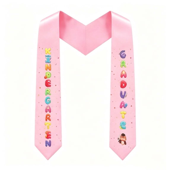 Children Graduation Stole Satin Sash Preschool Kindergarten Award ...