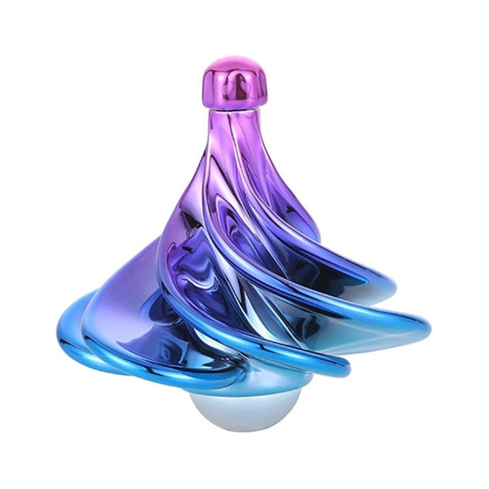 Children Gyro Wind Blow Turn Spinning Top Office Desktop Gyroscope Ball ...