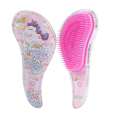 Little Girls Hair Brush Easily Brushed Through Tangles-No Liquid ...