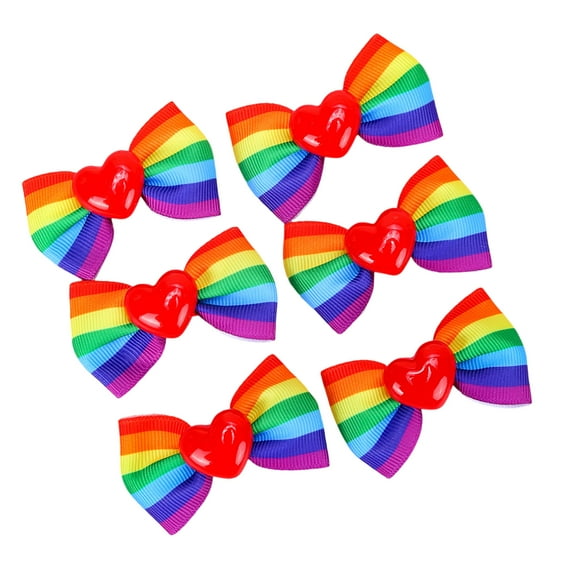 Children Hairpins Hair Clip Rainbow Hair Tie for Kid Stage Flickering ...
