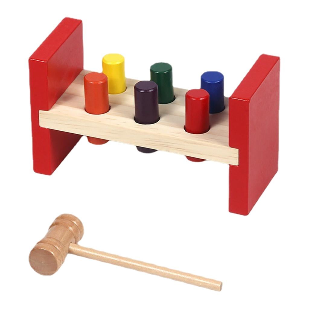 Children Hammer Toys Fine Pounding with Hammer Montessori Toys Knock ...