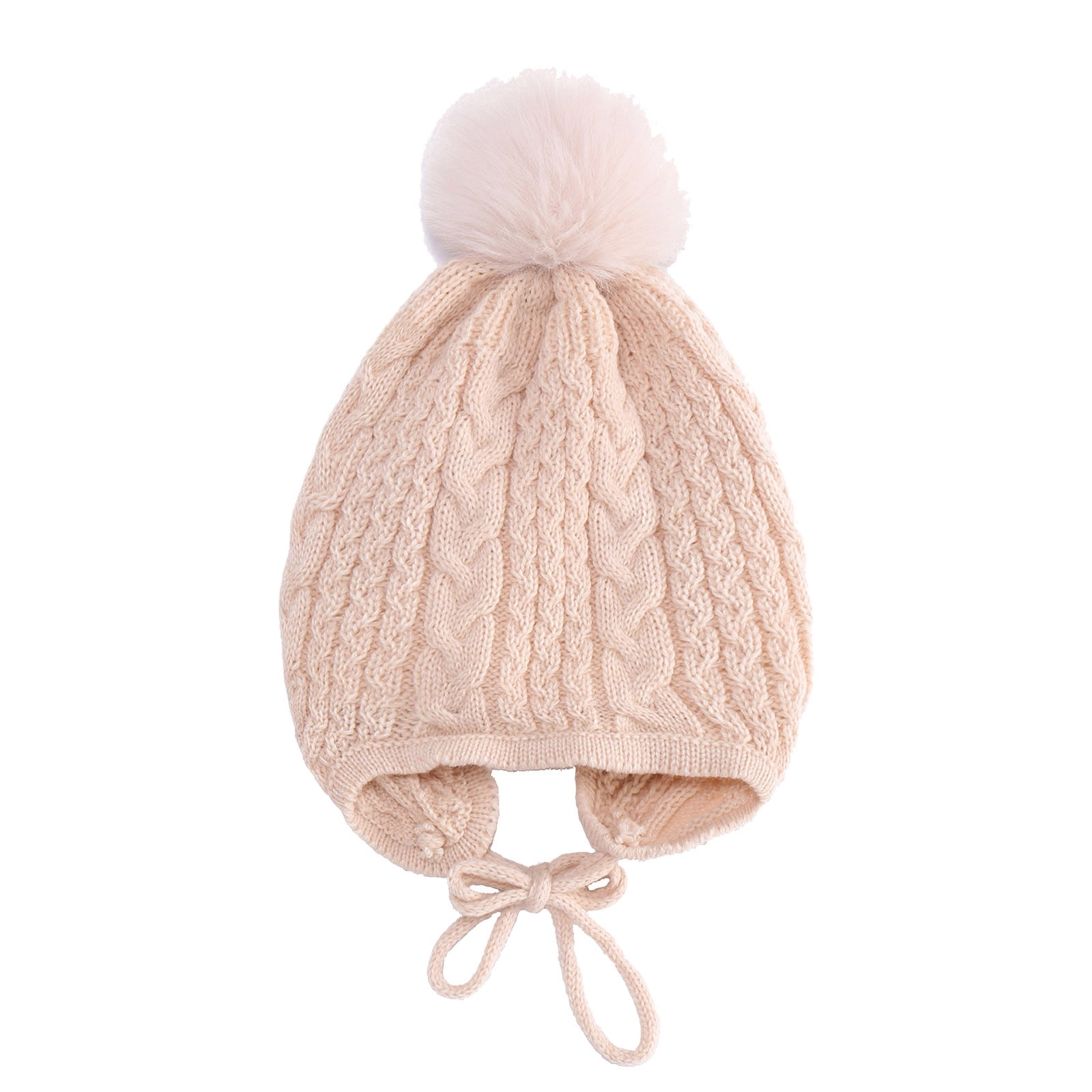 Children Hat Solid Color Twist Baby Autumn Winter Warm Knit Hat Single ...