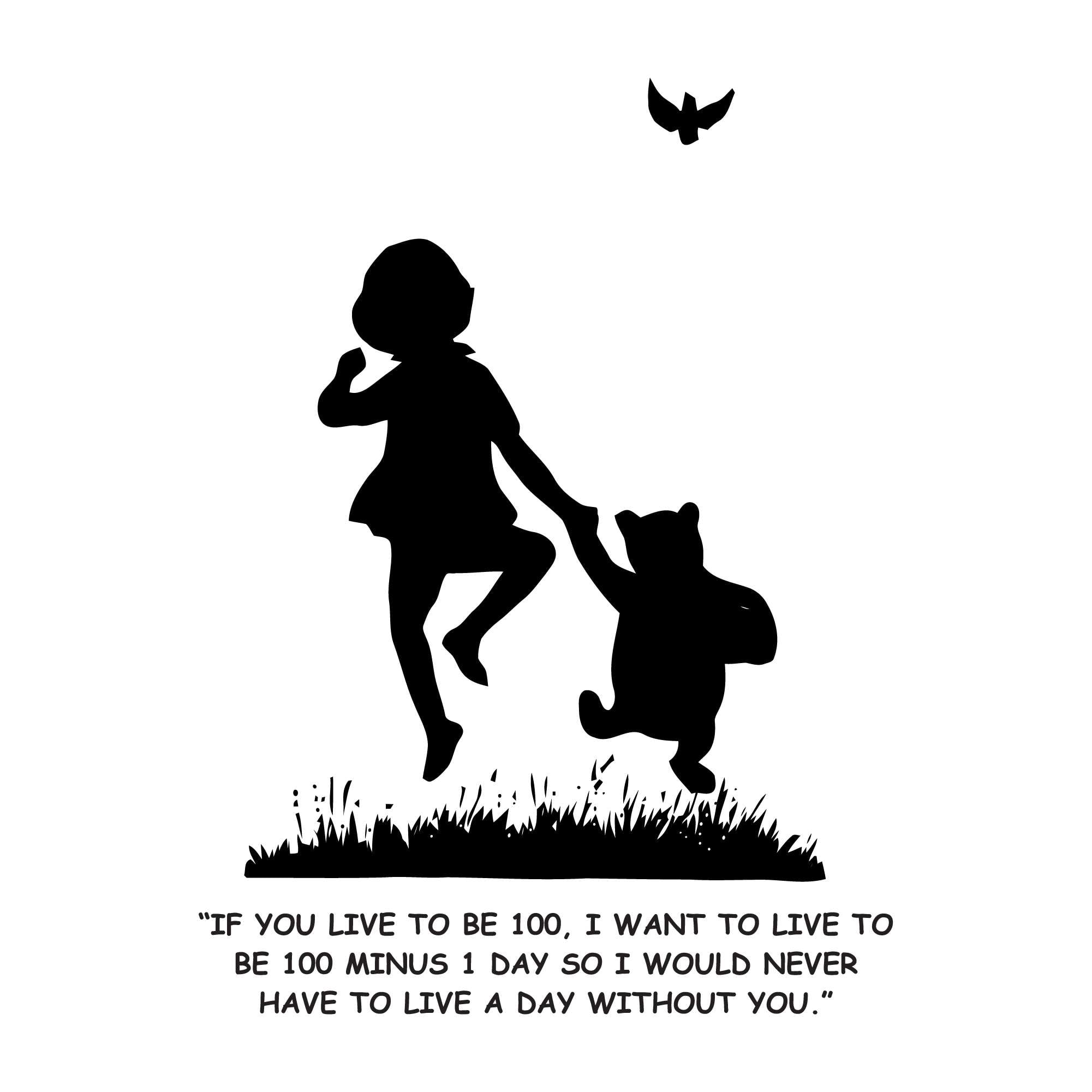 Children I'll Stay There Forever Adorable Quote Wall Decal Decoration ...