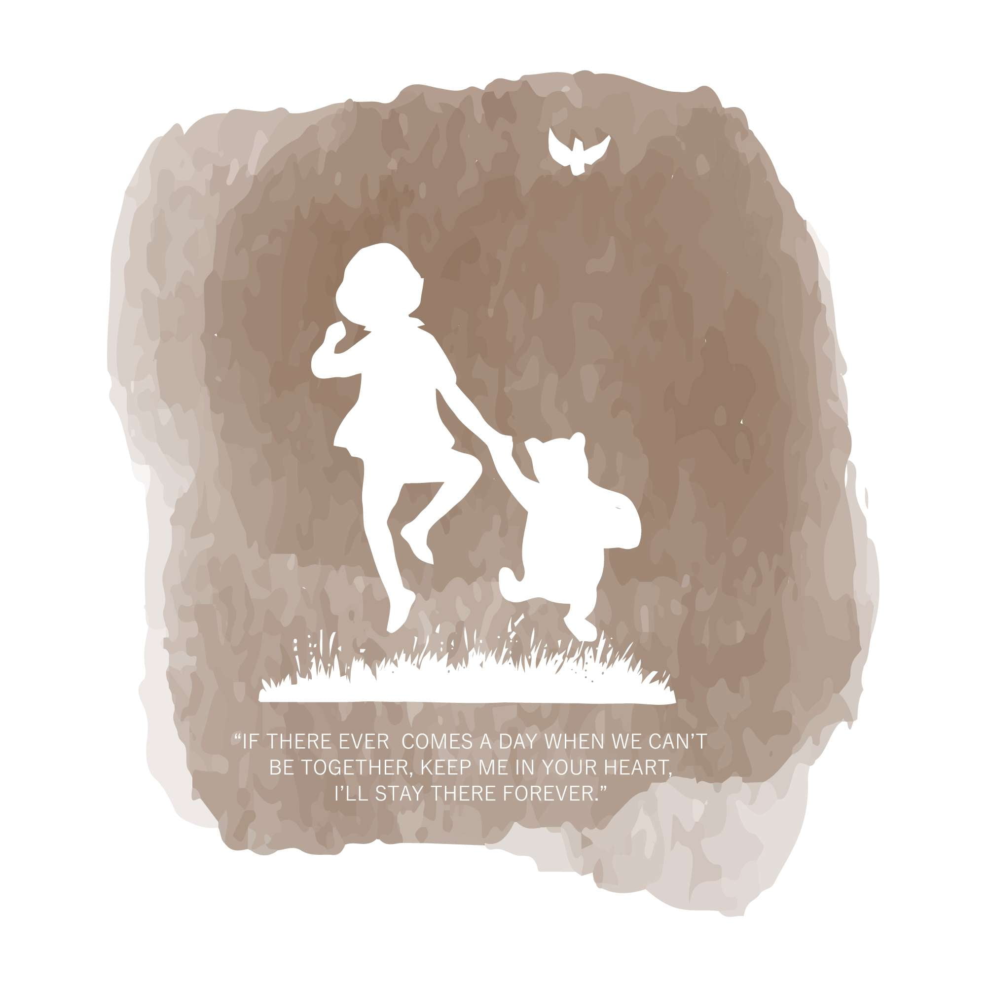 Children I'll Stay There Forever Adorable Quote Wall Decal Decoration ...