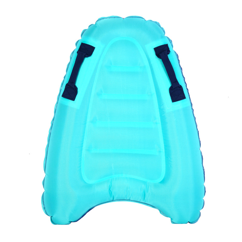 Children Inflatable Surfboard Portable Bodyboard with Handles Swimming ...