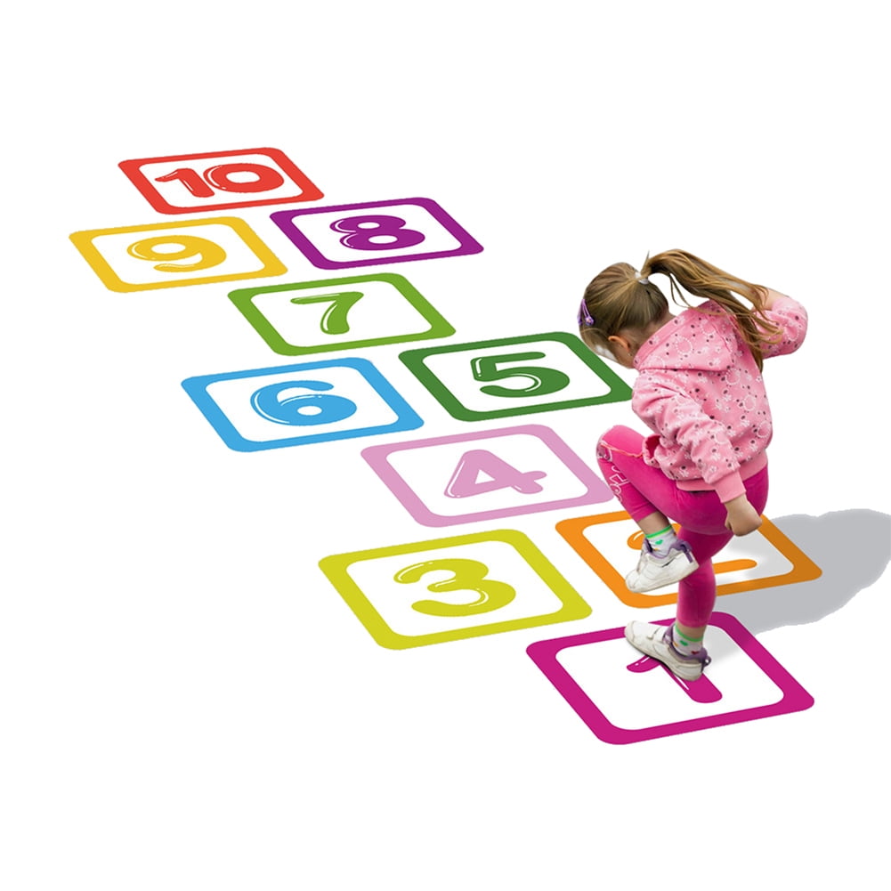 Children Jumping House Stickers Numbers Stickers DIY Wall Numbers ...