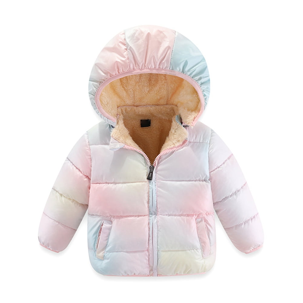 Children Kid's Boys Warm Hooded Jacket Coat Cotton-padded Jacket ...