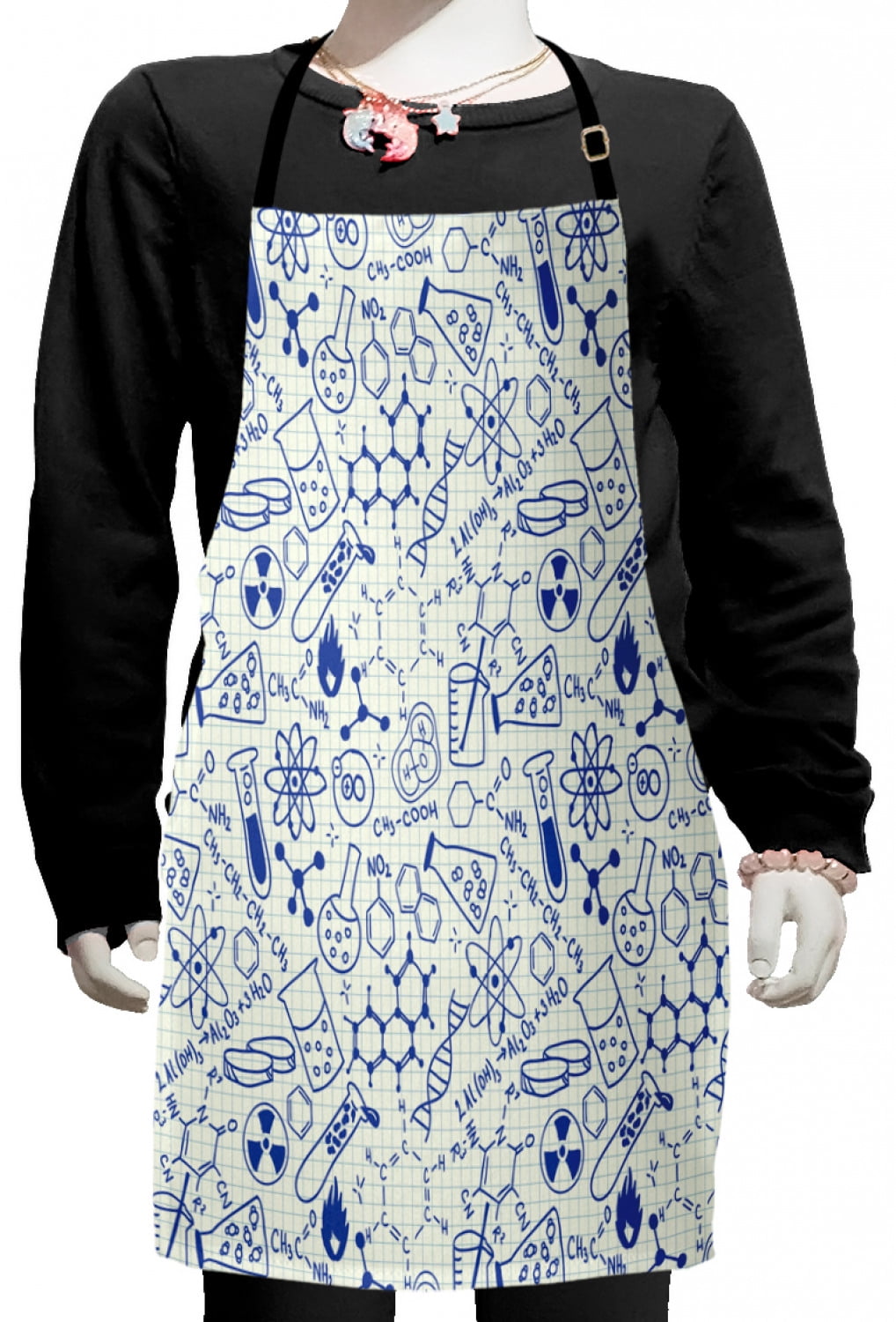 Children Kids Apron, Science Chemistry Geometry Math Nerd Geek and ...