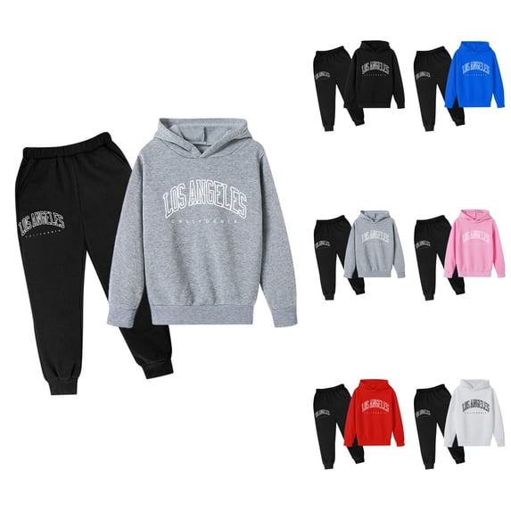 Children Kids Casual Letter Printed Long Sleeve Hoodie Pullover ...